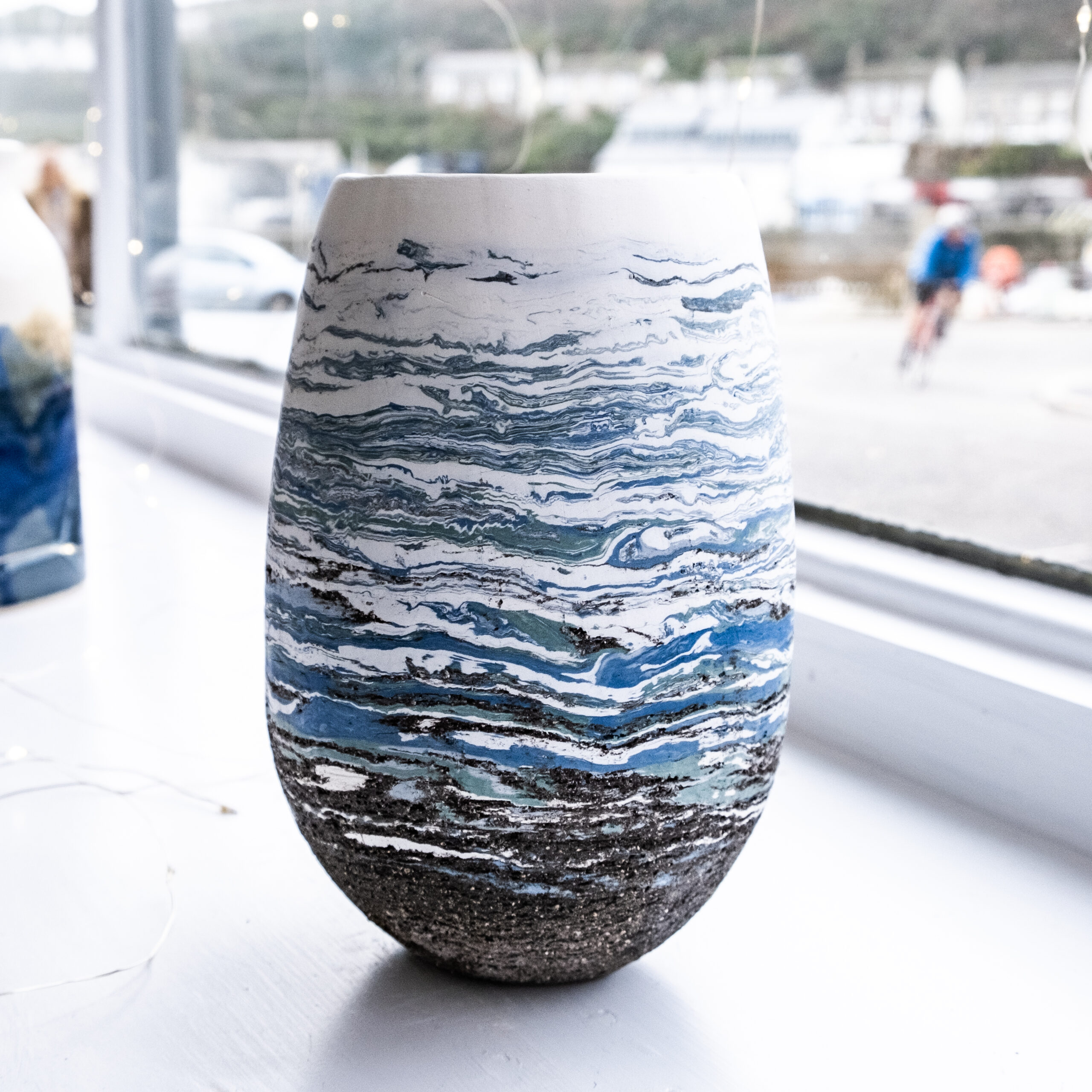 Prussia Large Vase - Cornish Art