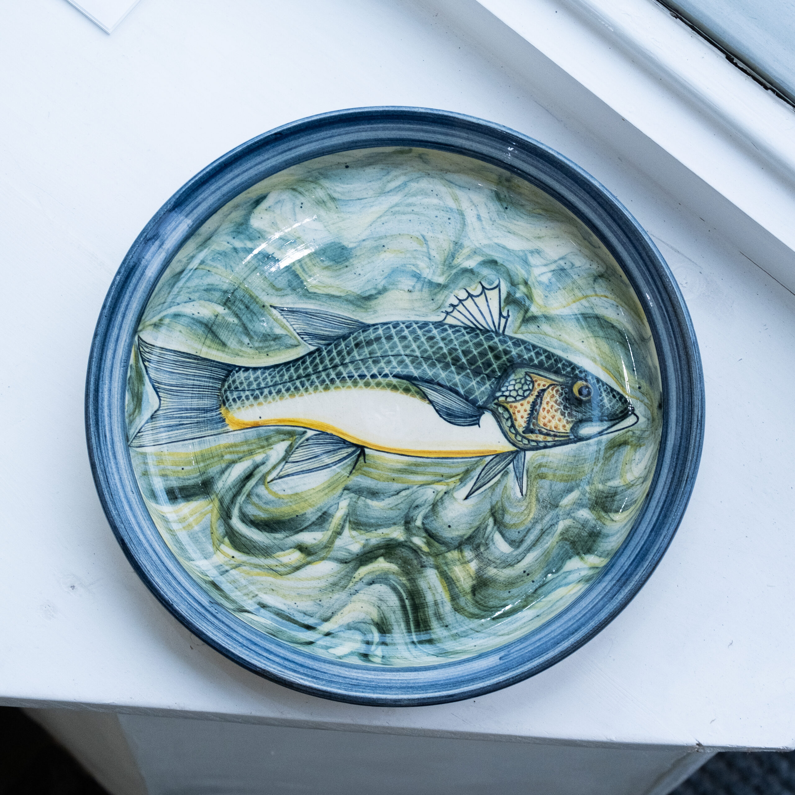 10" Fish Plate - Cornish Art