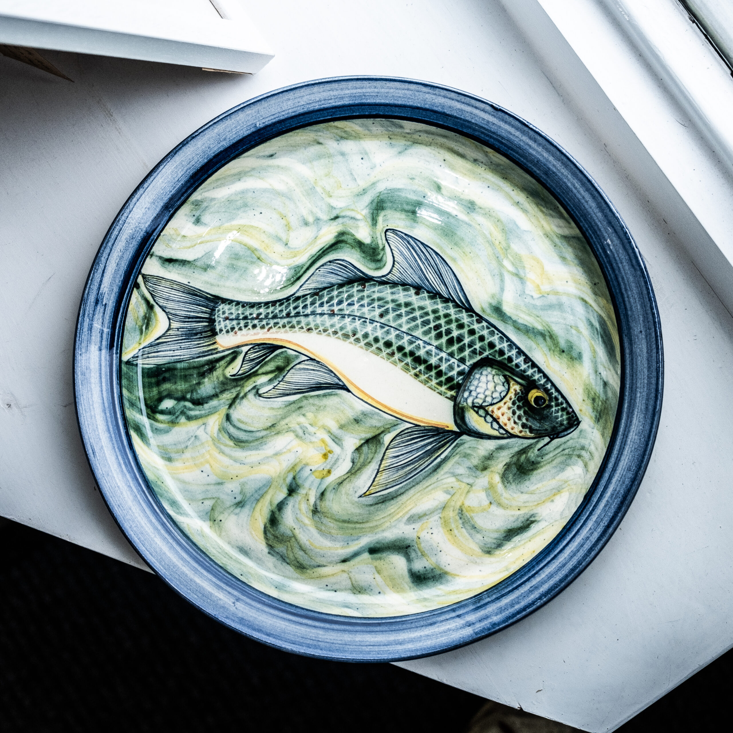 10" Fish Plate - Cornish Art